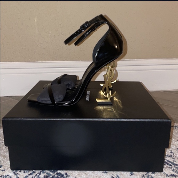 Yves Saint Laurent | Shoes | Ysl Opyum Sandals In Patent Leather | Poshmark